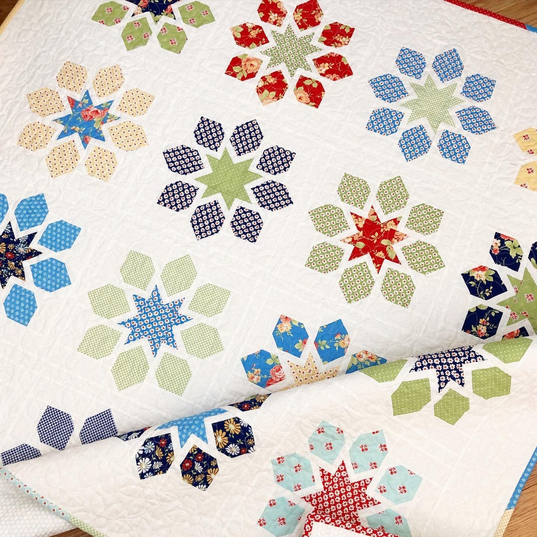 Splash Quilt Pattern PDF the Pattern Basket - Etsy