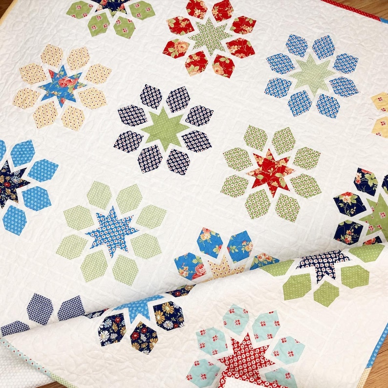 Splash Quilt Pattern PDF the Pattern Basket - Etsy