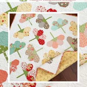 Magnolia Flower Quilt | PDF Pattern | the Pattern Basket - Etsy