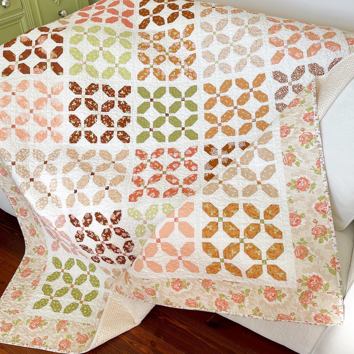 Cross Stitch Quilt Pattern PDF the Pattern Basket - Etsy