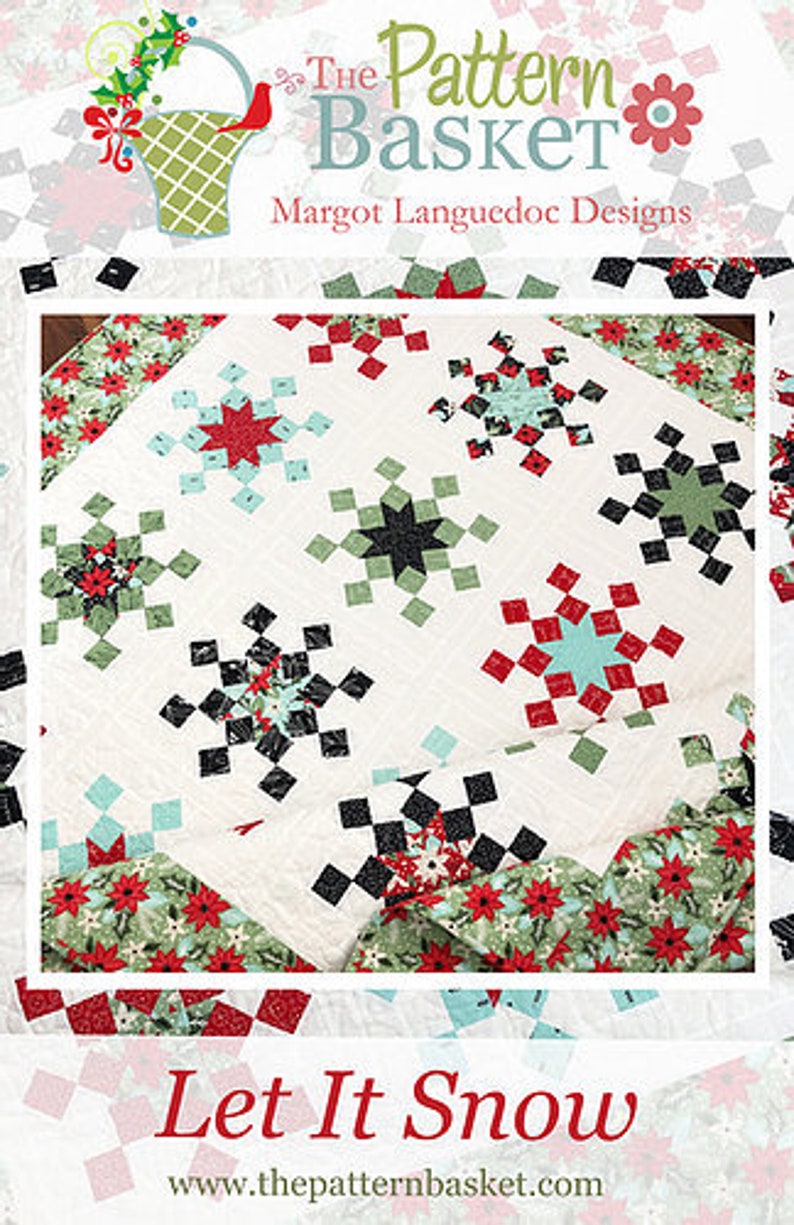 Let It Snow Quilt Pattern PDF the Pattern Basket - Etsy