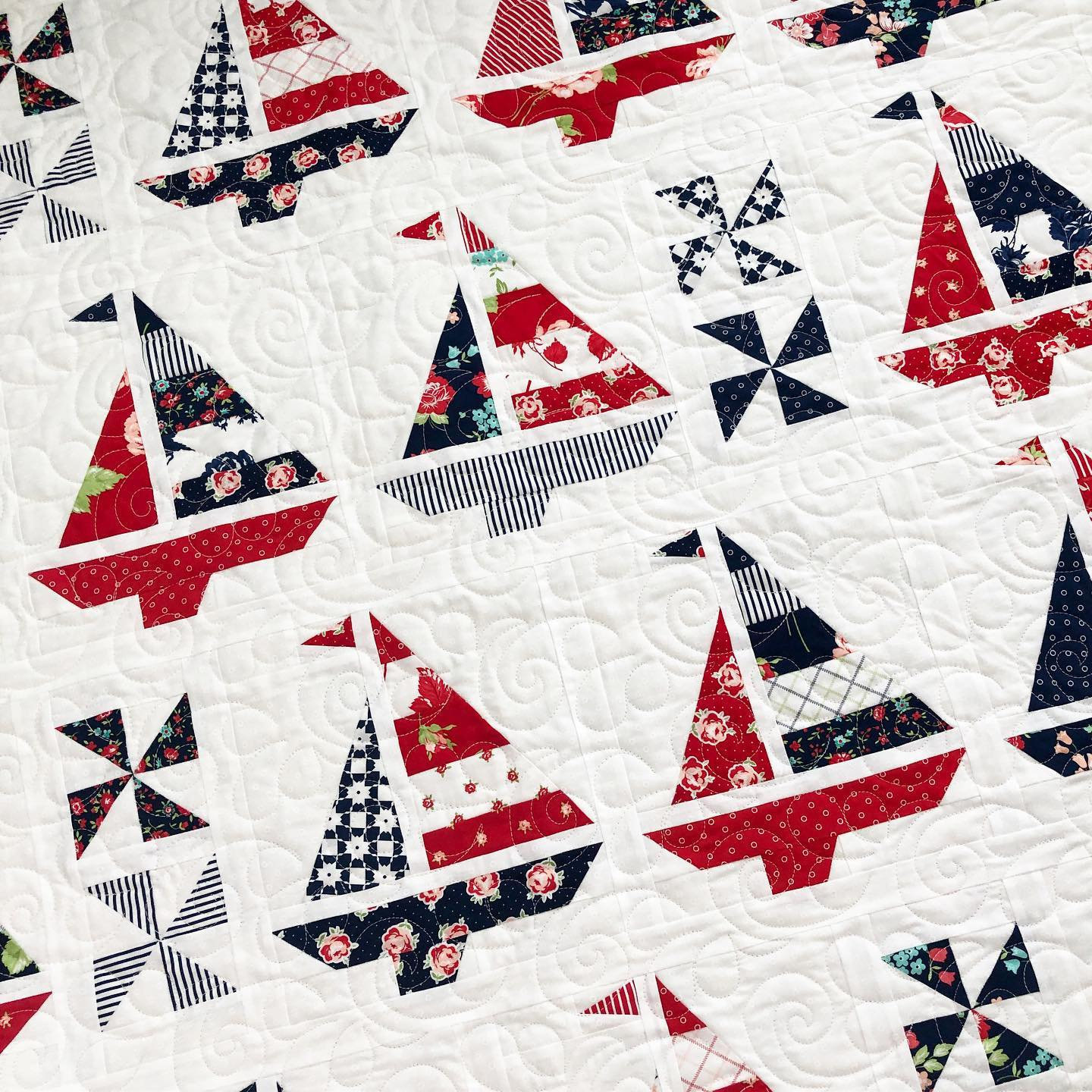 4th of July (boat Day Add-on) Quilt Pattern PDF the Pattern Basket - Etsy