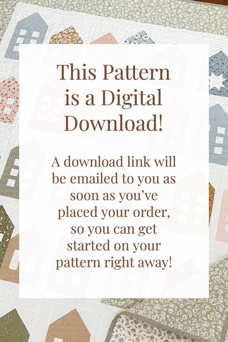 Autumn Blooms | Flower Quilt Pattern PDF | the Pattern Basket - Etsy