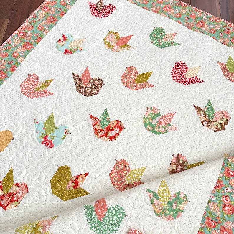 Songbirds | Bird Quilt Pattern PDF | the Pattern Basket - Etsy