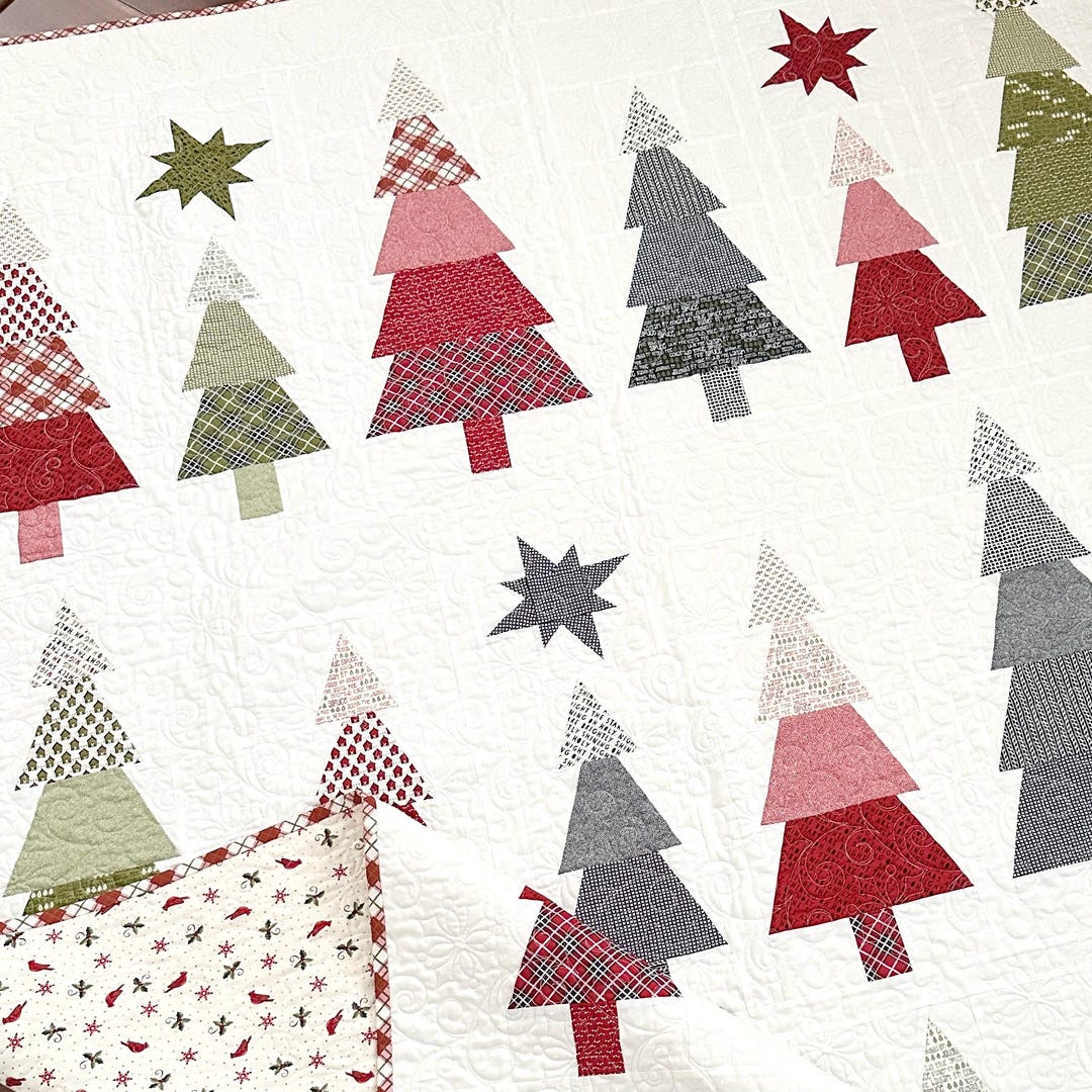 In the Pines | Winter Tree Quilt | PDF Quilt Pattern | the Pattern ...