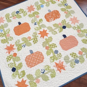 Pumpkin Patch | Pumpkin Quilt Pattern PDF | the Pattern Basket - Etsy