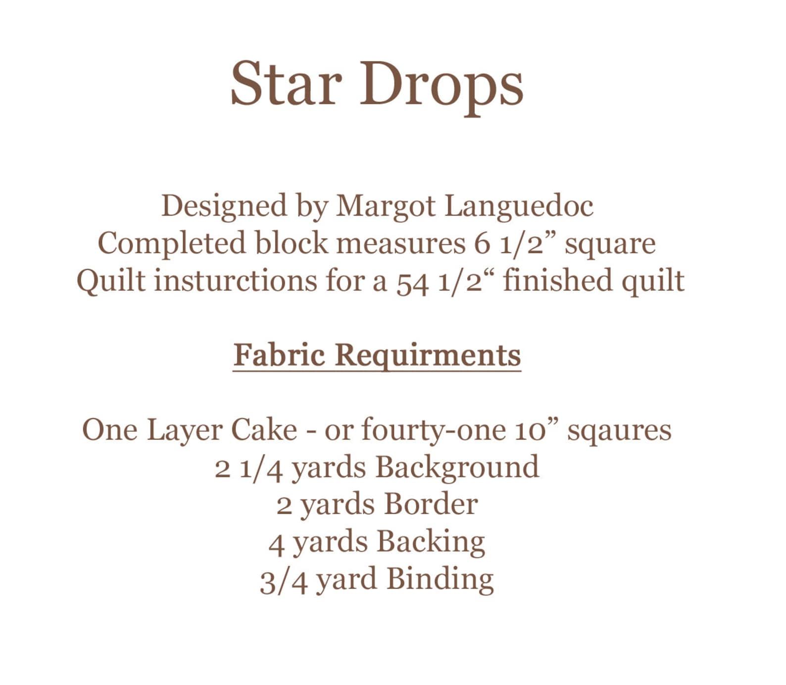 Star Quilt Pattern | Star Drops Quilt Pattern PDF | the Pattern Basket ...