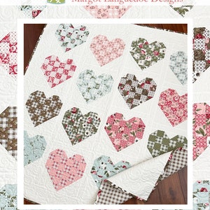 Double Date | Heart Quilt Pattern | PDF the Pattern Basket - Etsy
