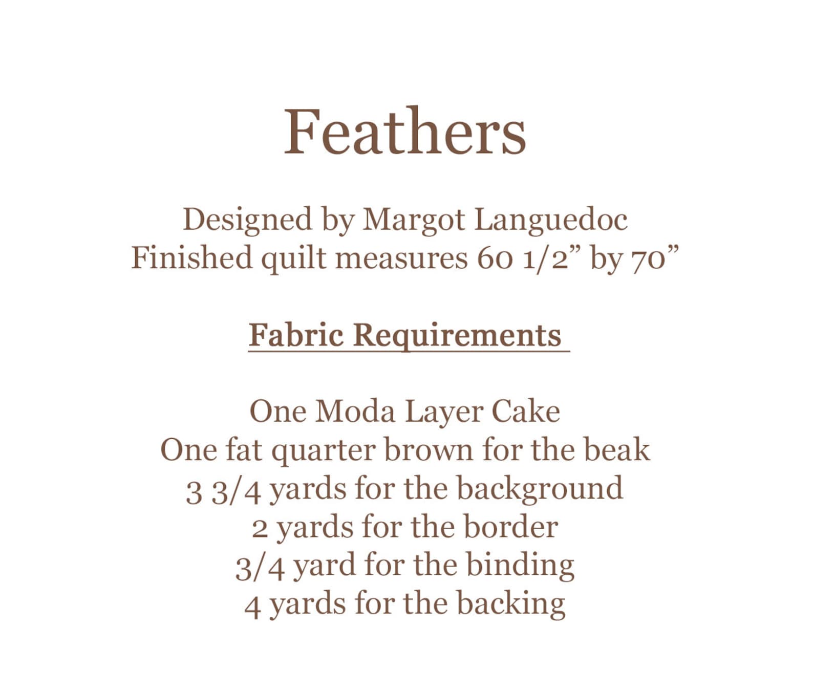 Feathers Quilt Pattern PDF the Pattern Basket | Etsy UK