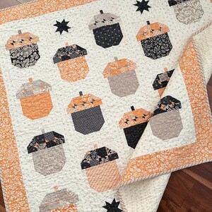 Acorns | PDF Quilt Pattern | the Pattern Basket - Etsy