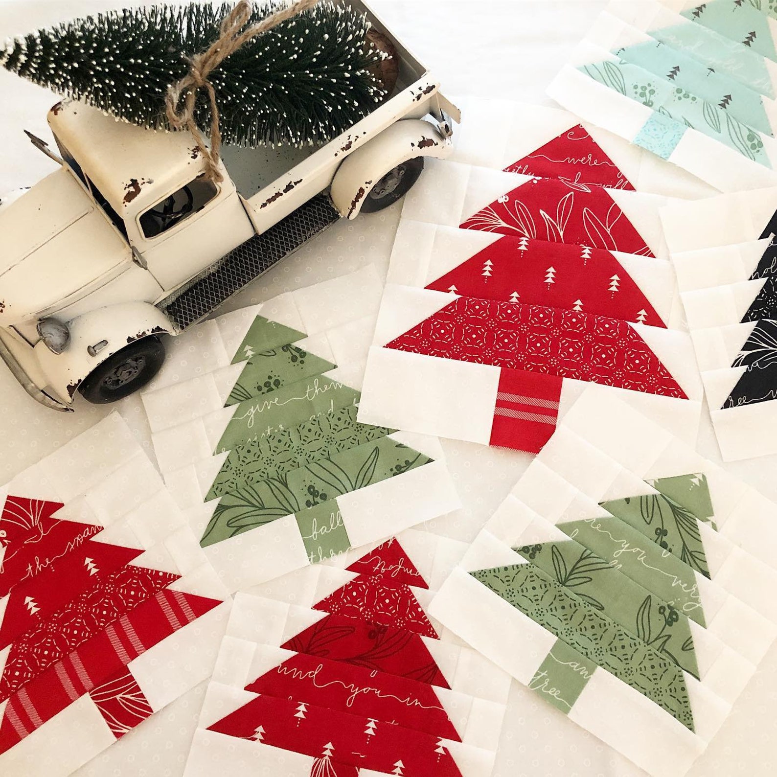 Christmas Tree Pattern Tree Farm Block Pattern PDF the - Etsy