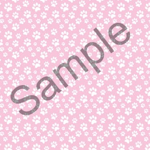 Paw Print Digital Papers in Seasonal Colours for Commercial Use (1A No ...