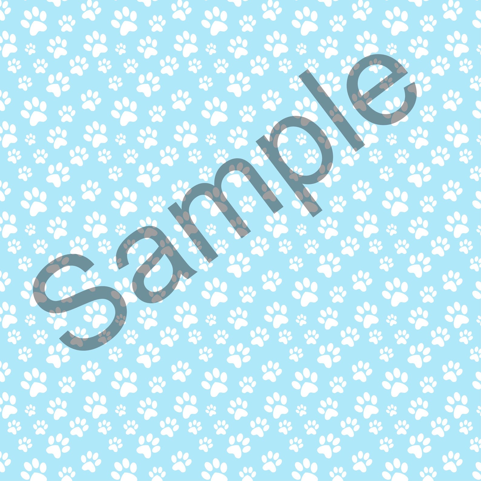 Paw Print Digital Papers in Seasonal Colours for Commercial Use (1A No ...
