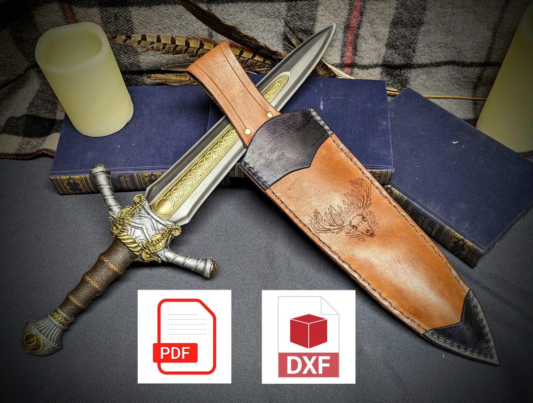 Deluxe Dagger Scabbard Pattern PDF, DXF, SVG - Etsy