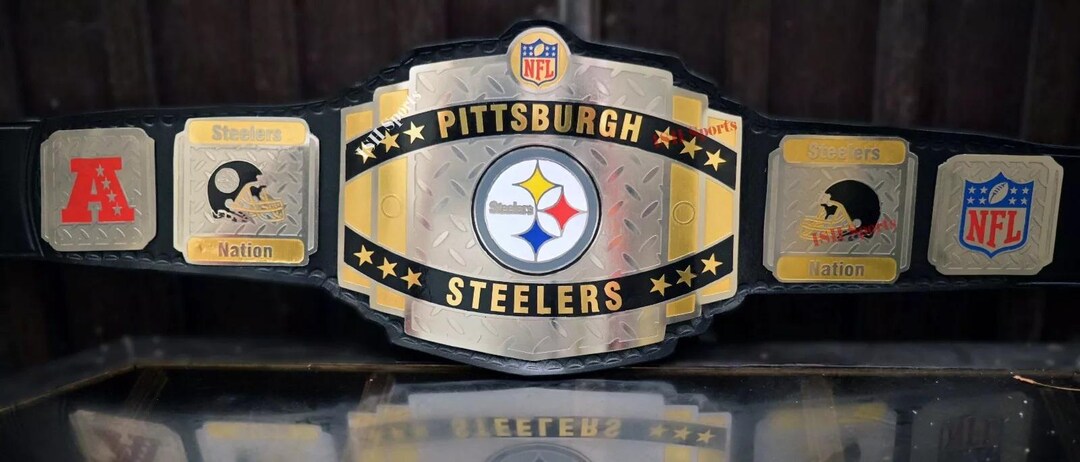 Pittsburgh Steelers Super Bowl Championship Title Belt Replica Football ...
