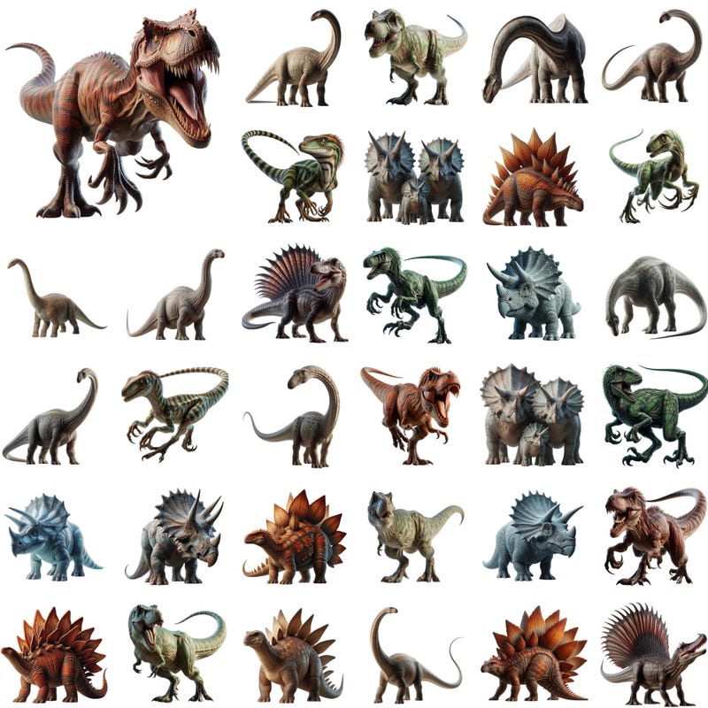 Realistic Dinosaur - Etsy