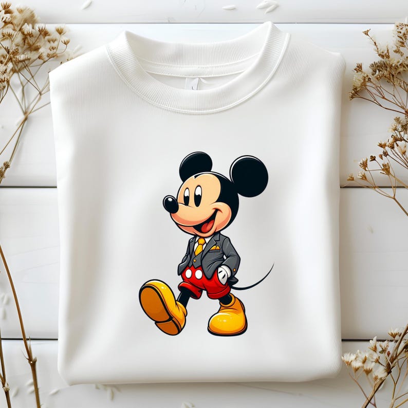 Mickey and Minnie Mouse Christmas Clipart Bundle (PNG Digital Download ...