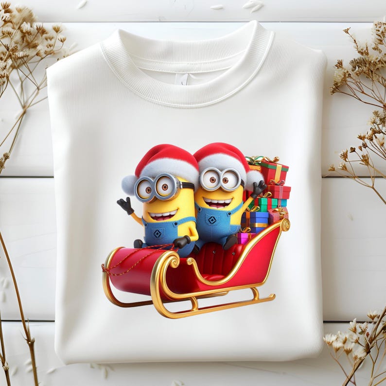 Christmas Minions Png Bundle, Minions Clipart, Minions Sublimaiton ...
