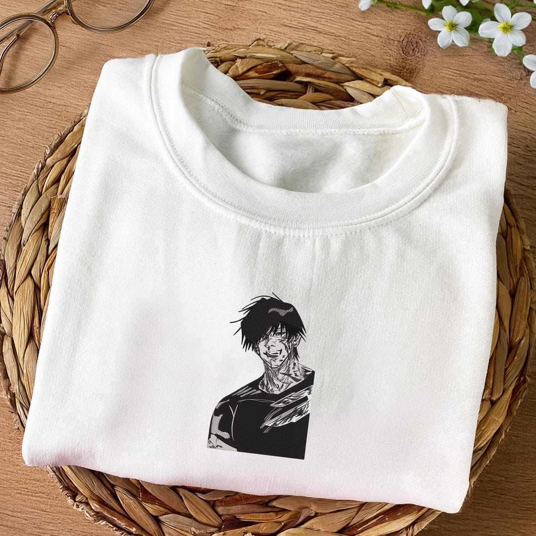Toji Fushiguro Embroidered Sweatshirt/ Tee Shirt/ Hoodie, Jujutsu ...