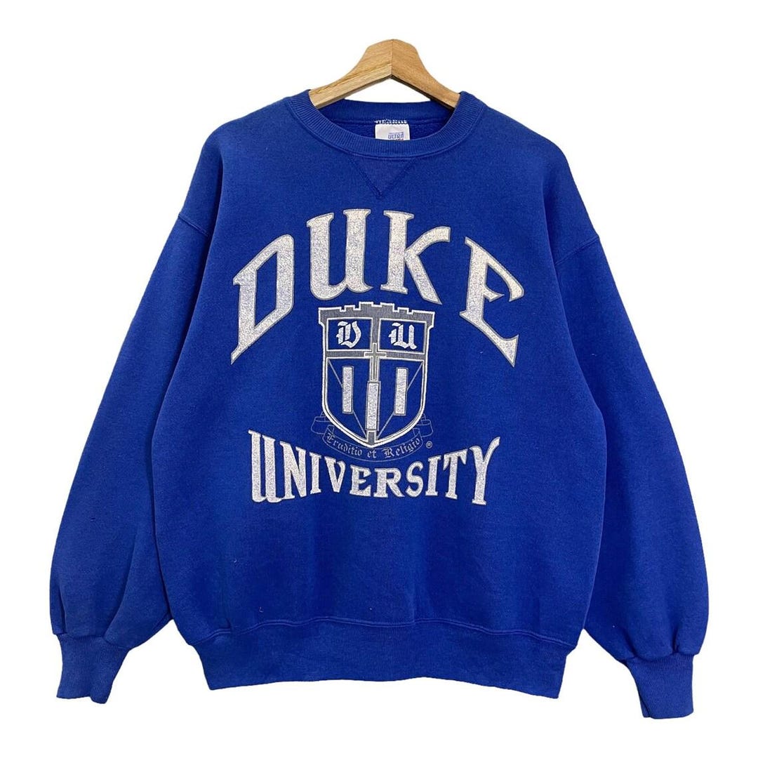 Vintage 90s Duke University Blue Devils Sweatshirt, Duke University ...