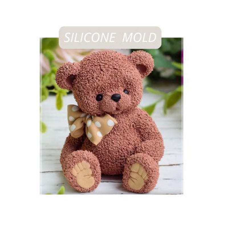 Bear Cake Topper Mould - Etsy