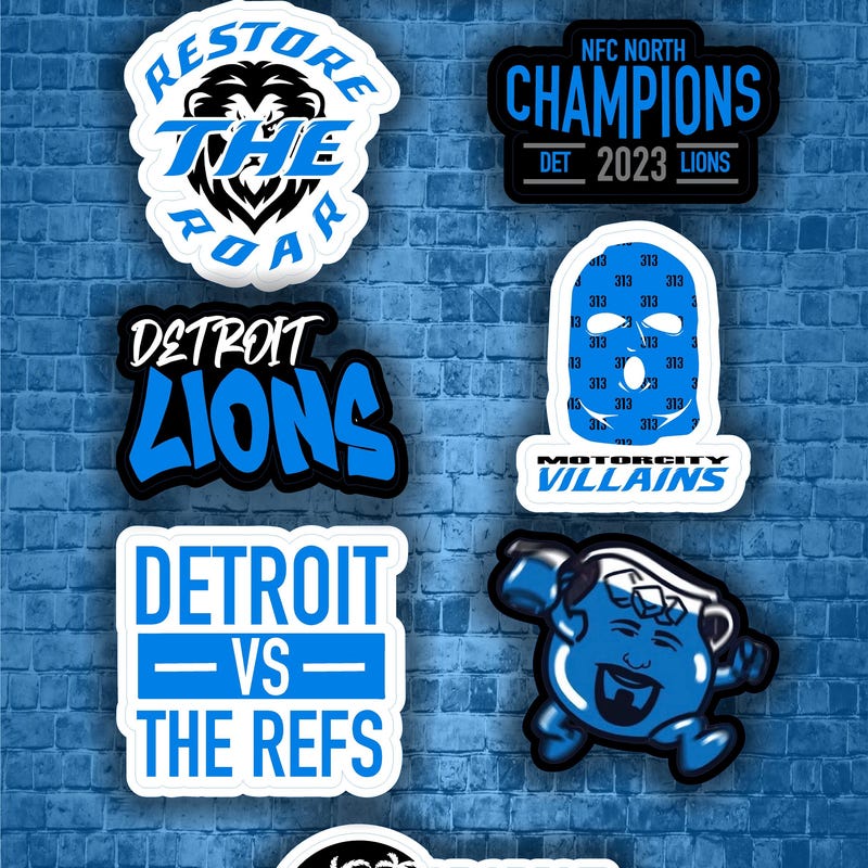 Detroit Stickers - Etsy