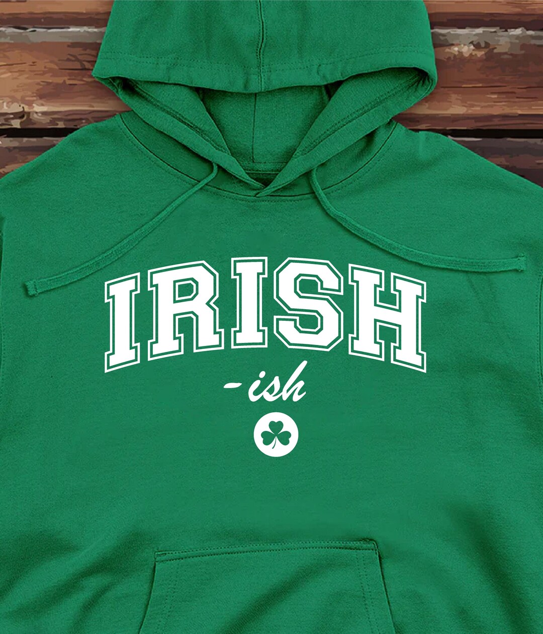 Irish-ish Kelly Green Midweight Crewneck - Etsy