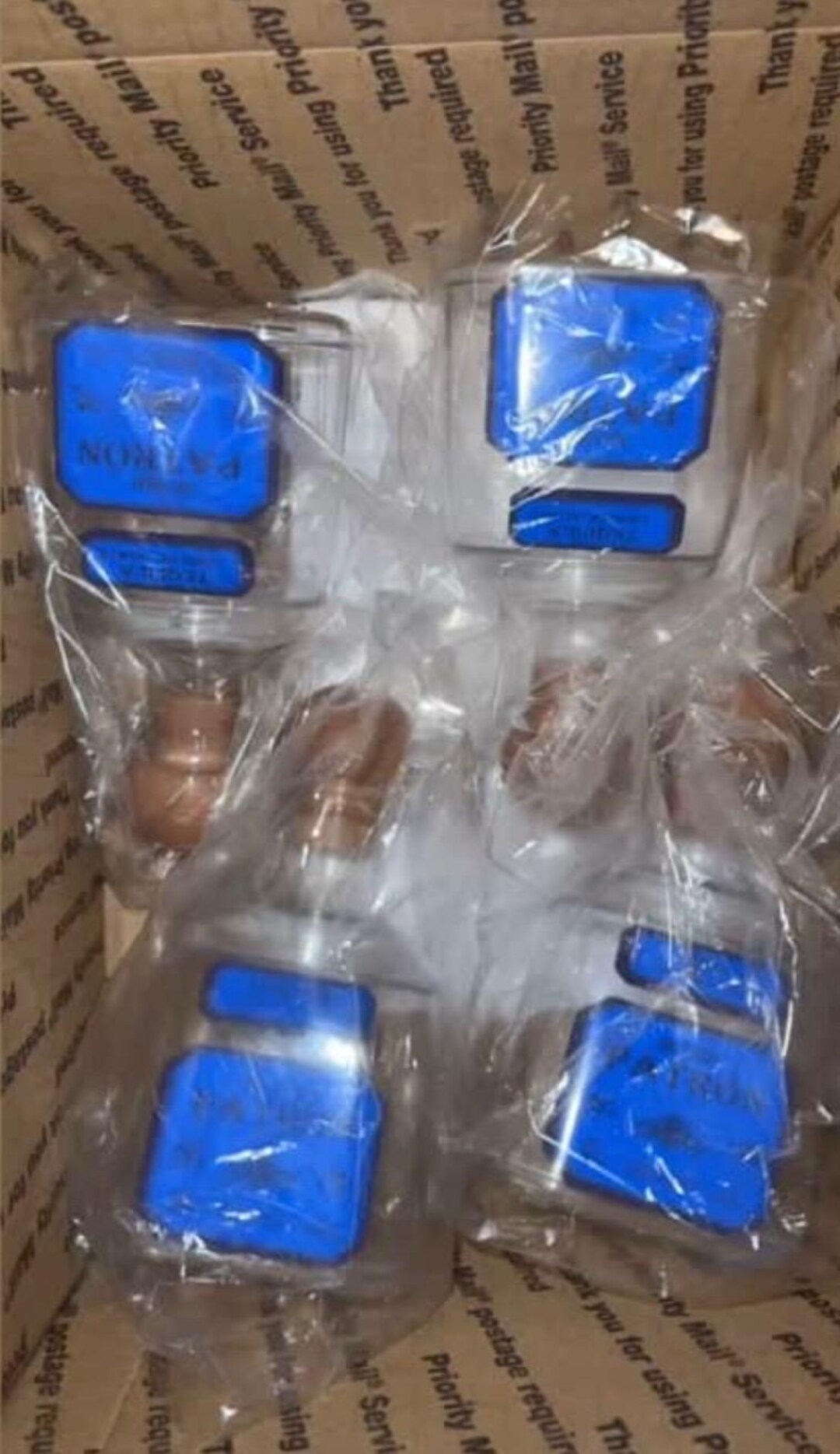 4 Reusable Patron Cups Custom Color Label. ONE Color per Order. No Name ...