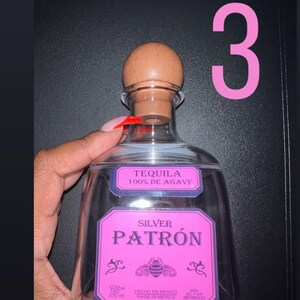 4 Reusable Patron Cups Custom Color Label. ONE Color per Order. No Name ...