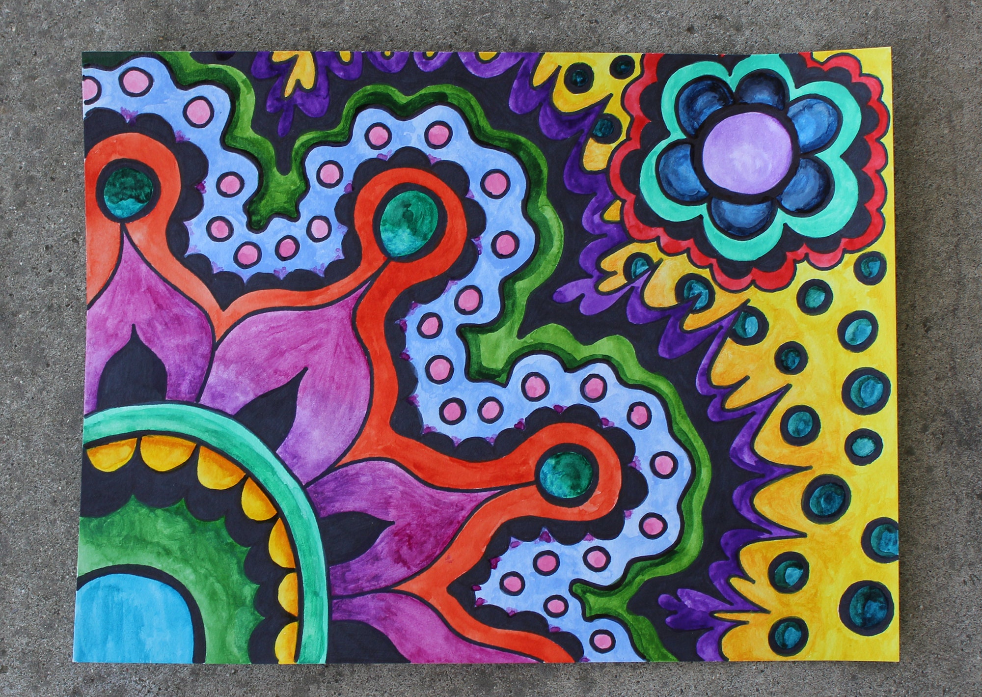 Abstract Sharpie Art