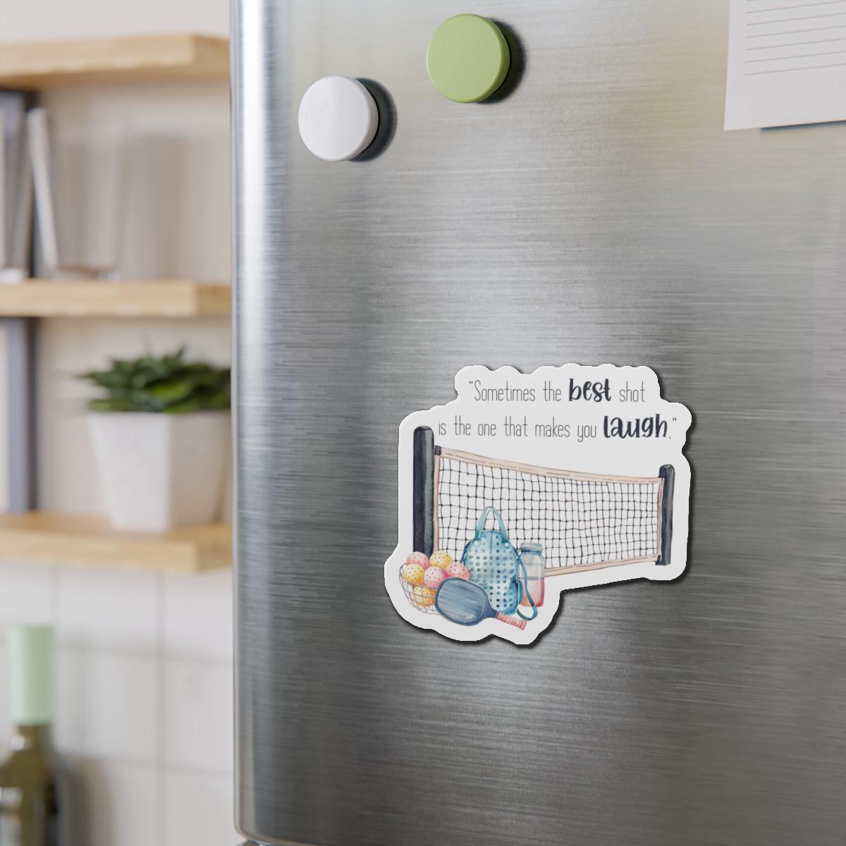Pickleball Die-cut Magnet ~ Fun Sports Decor, Unique Gift for Players ...
