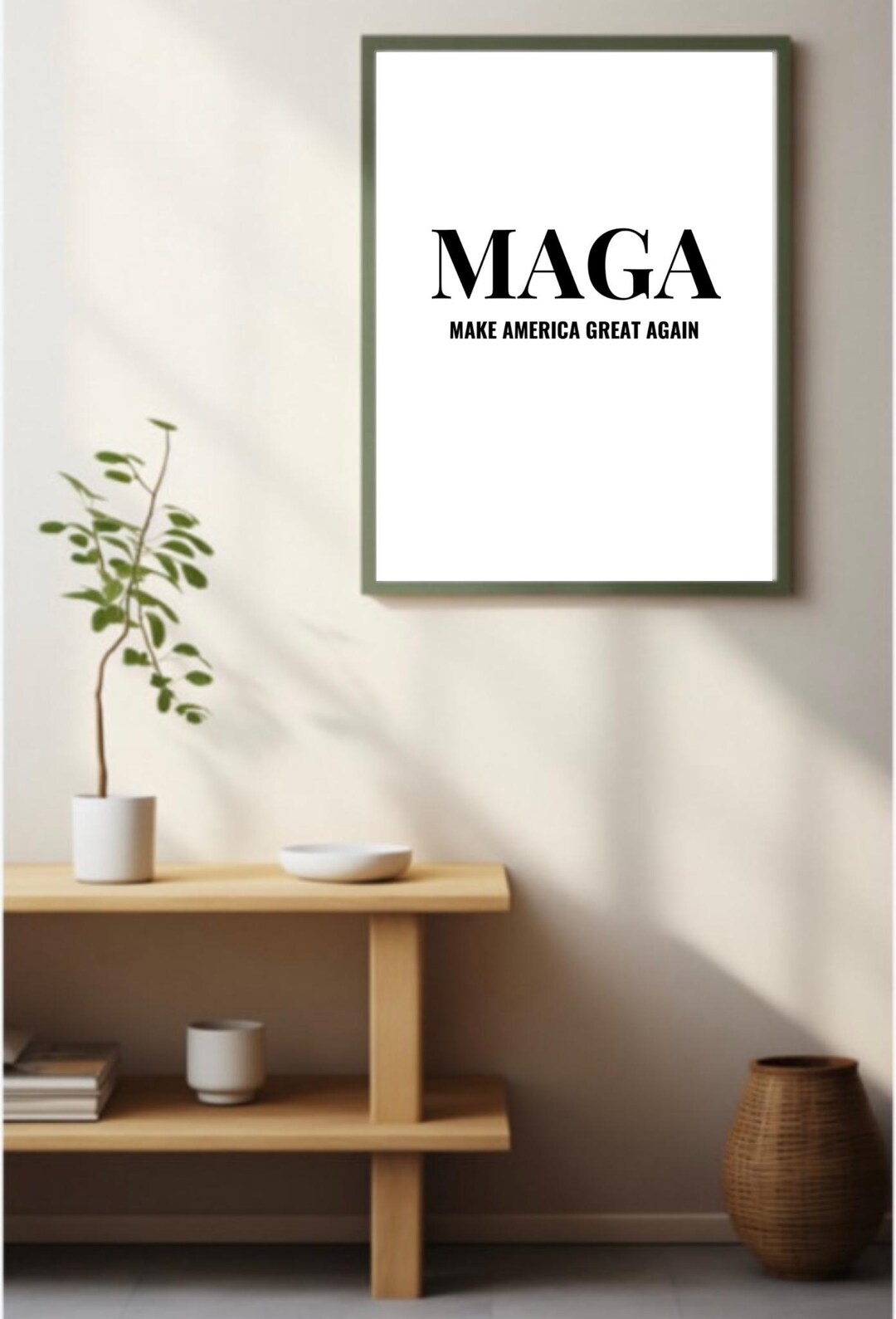 MAGA Make America Great Again Wall Art Printable Digital Download 3 ...