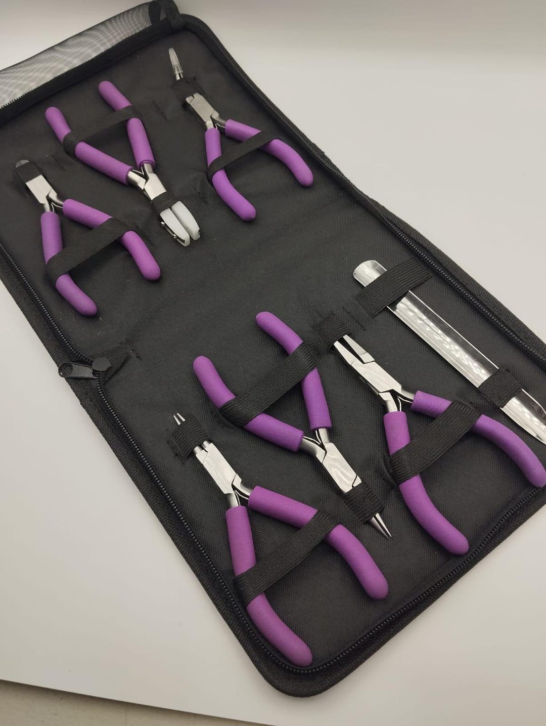 9-piece Jewelry Pliers Tool Kit: Zebra Design, Mandrels & Case - Etsy