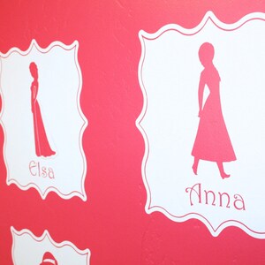 Disney Princess Vinyl Wall Decals - Etsy