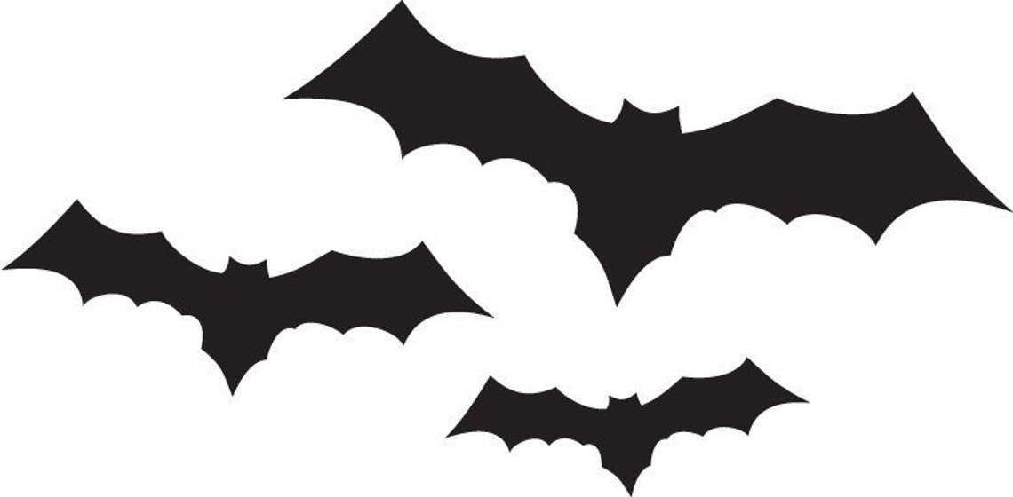 Halloween Going Batty Vinyl Wall Art - Etsy