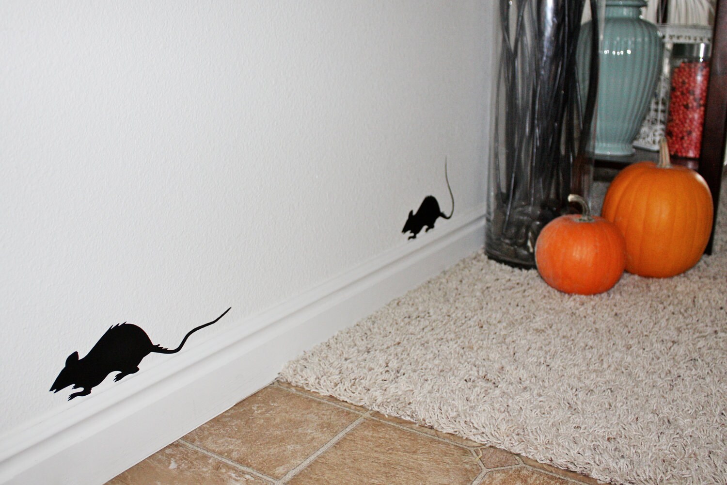 Creepy Halloween Rats Vinyl Wall Decals | Etsy