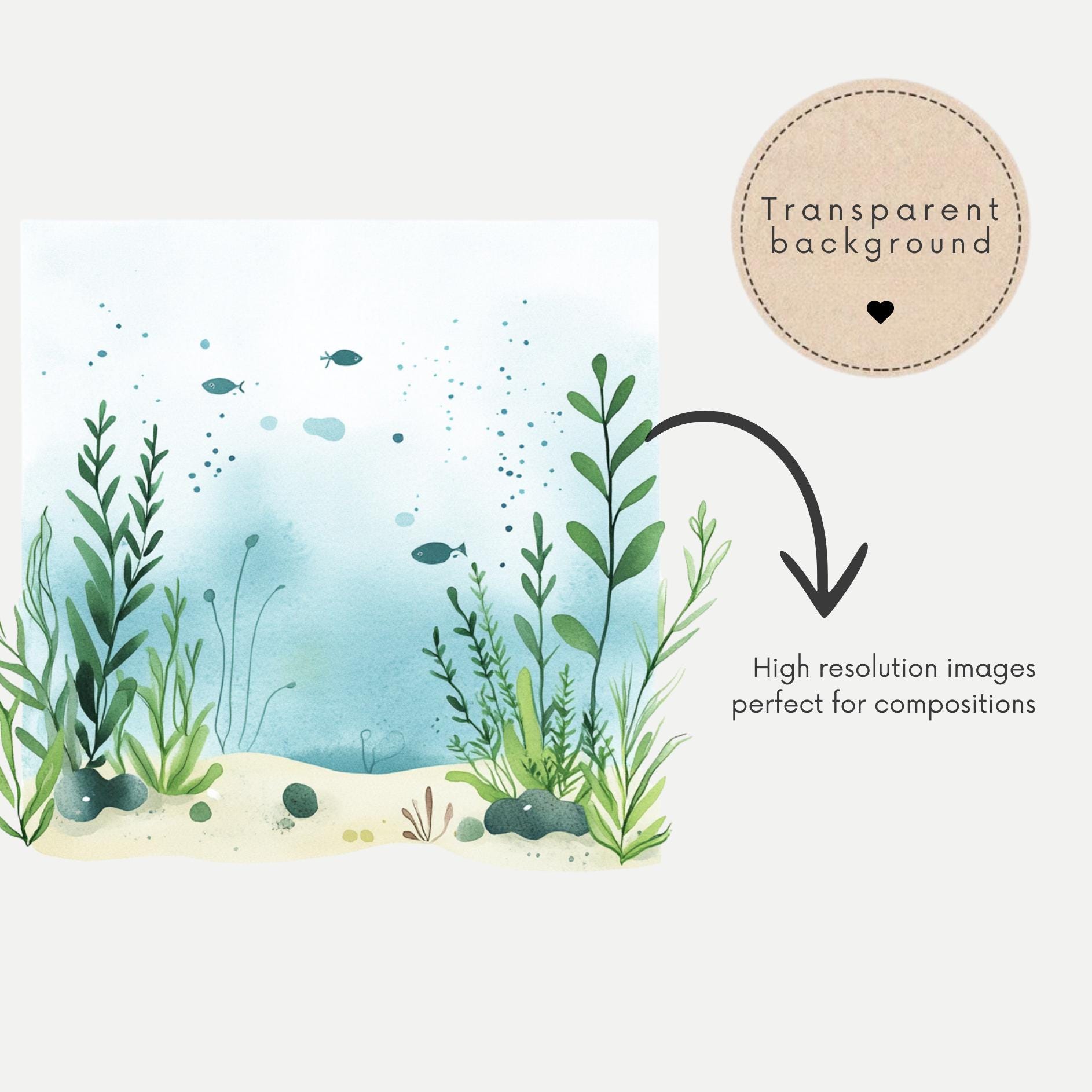 Cute Scuba Watercolor Clipart Bundle | Adorable Divers, Sea Creatures ...