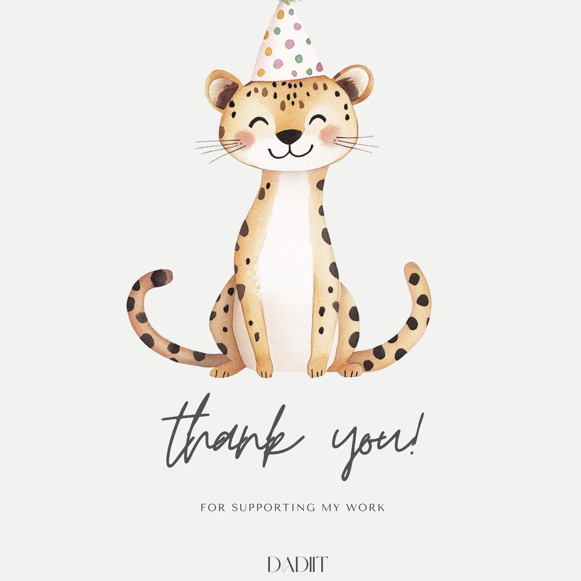 Safari Birthday Watercolor Clipart – Jungle Animals, Party Decorations ...