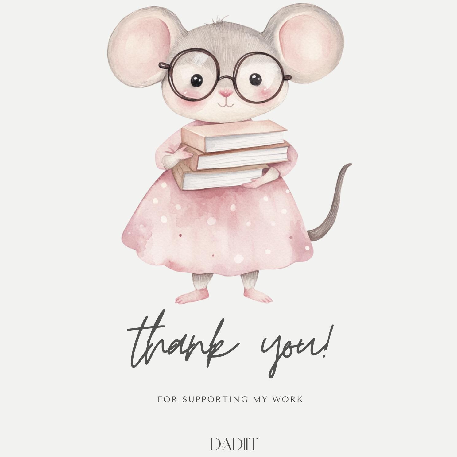 Watercolor Teacher Animal Clipart Set – Schoolhouse & Bus Illustrations ...