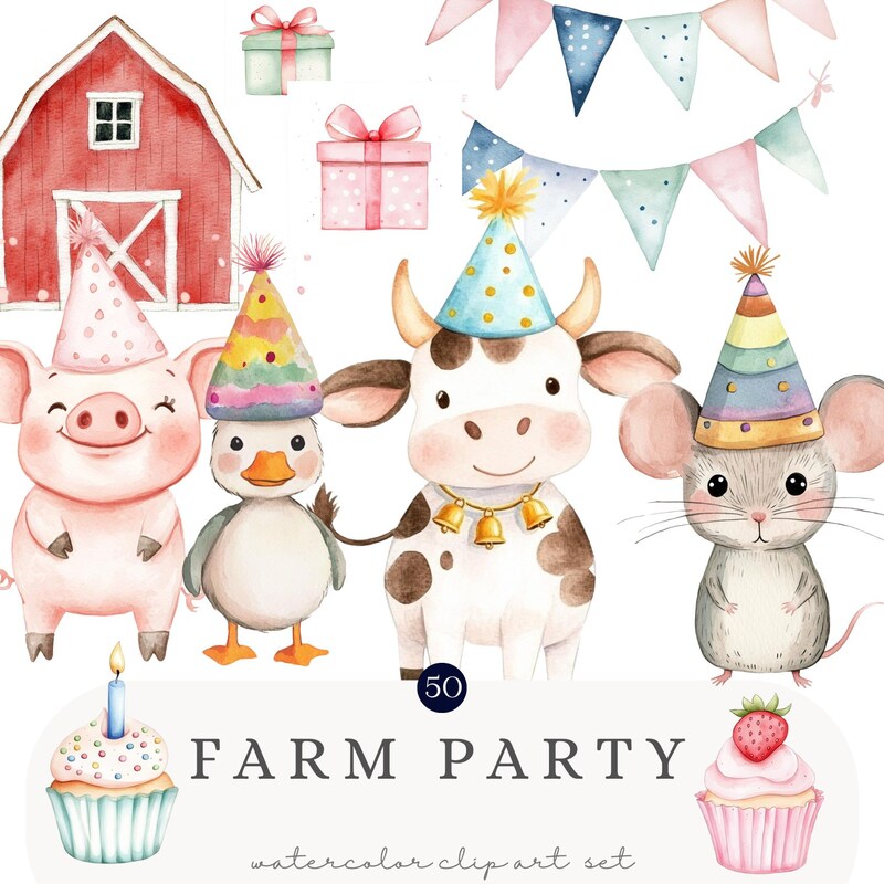 Bunting Clip Art Set - Etsy