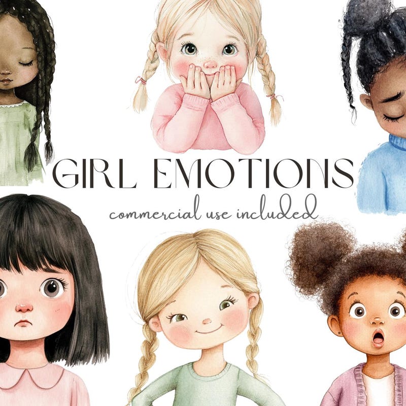 Emotions Clip Art - Etsy