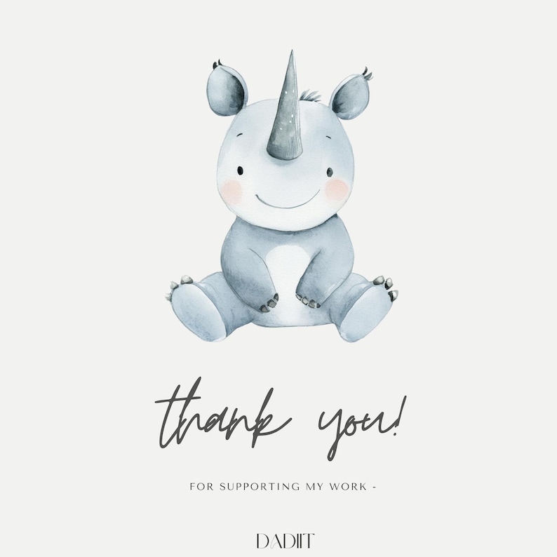 Watercolor Safari Animals Clipart Set - Jungle Friends, Cute Wildlife ...