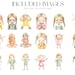 Watercolor Girl Emotions Clipart Bundle, Kids Facial Expressions ...