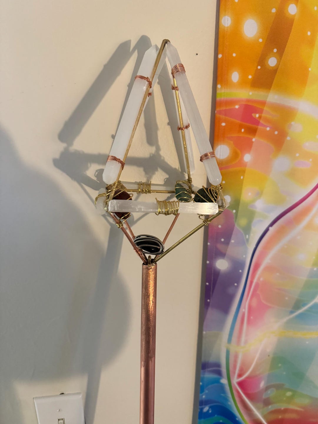 Crystalline Copper Staff - Etsy