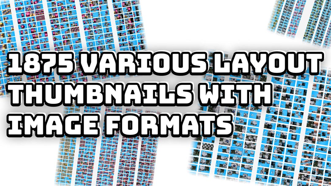 Figma Variety Layout Thumbnail Package (contains 1875 Thumbnail Frames ...