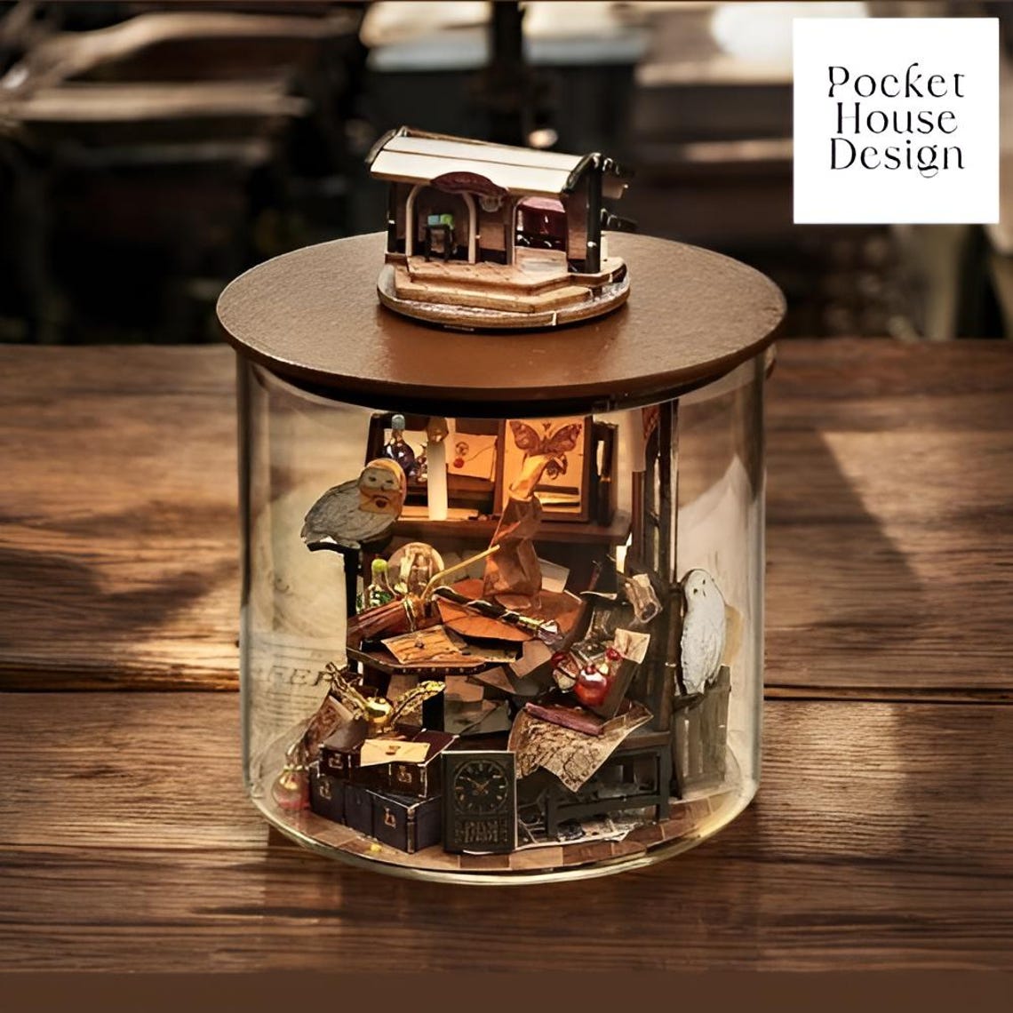 DIY Miniature Magic Little House Miniature DIY Mini House Mini Harry ...