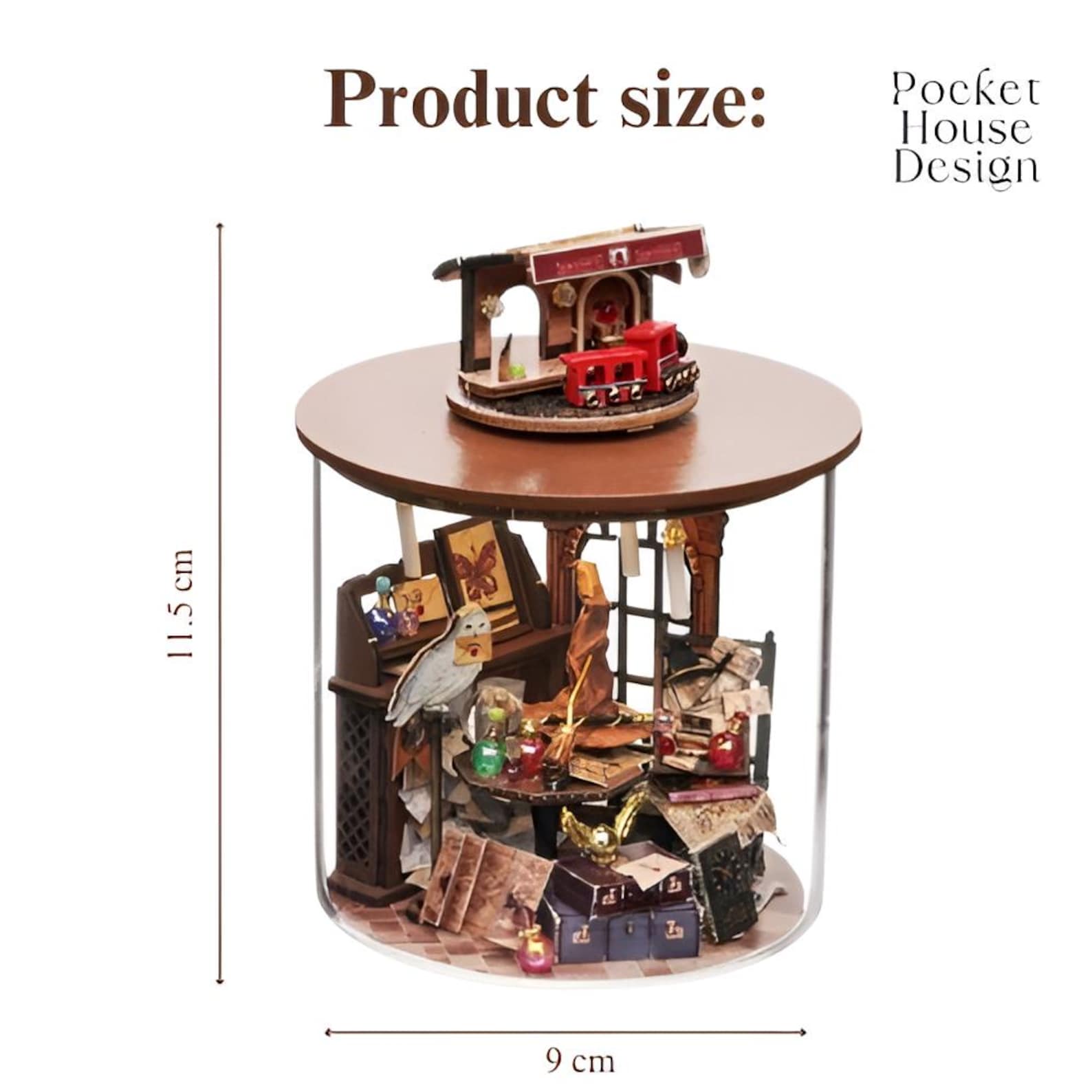 DIY Miniature Magic Little House Miniature DIY Mini House Mini Harry ...