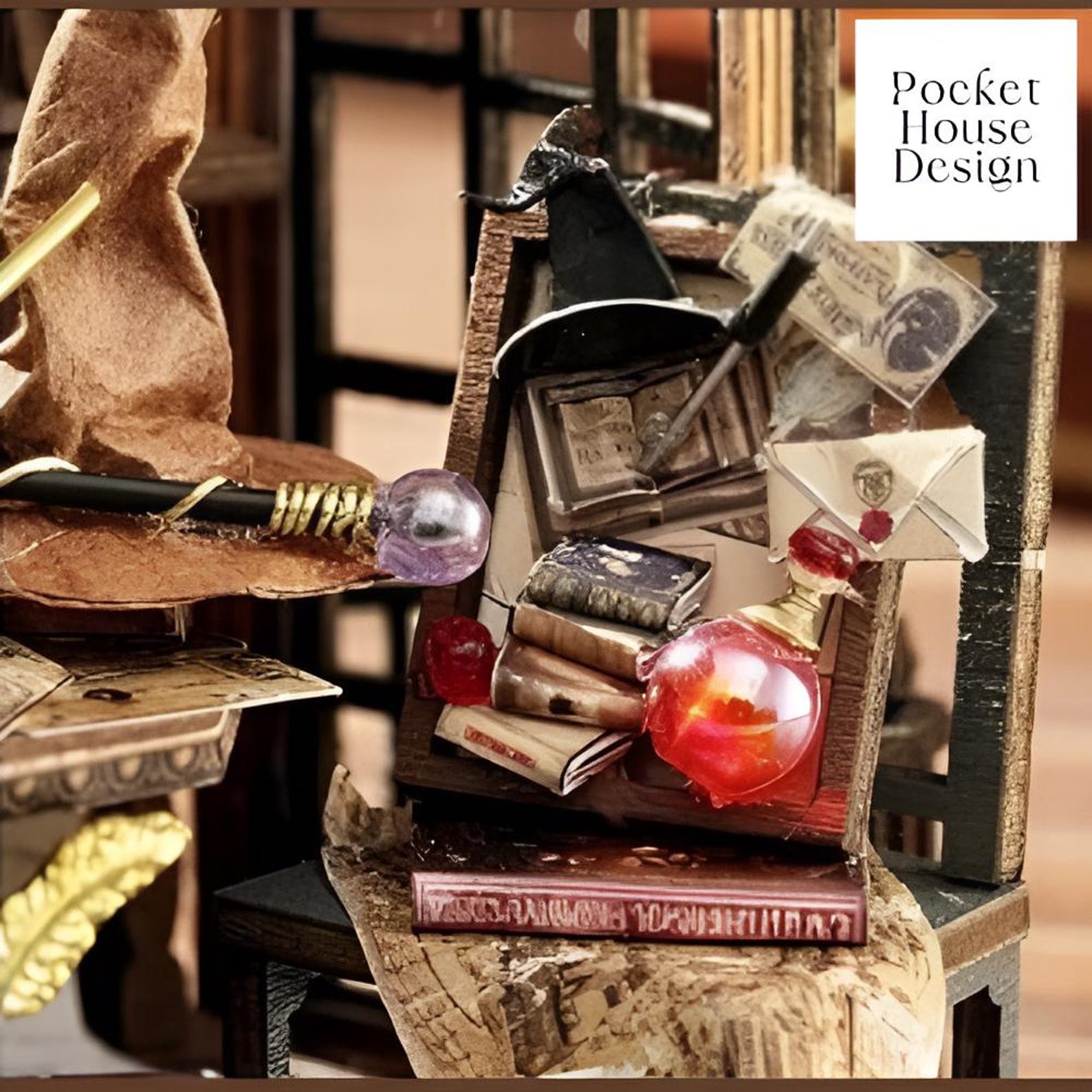 DIY Miniature Magic Little House Miniature DIY Mini House Mini Harry ...