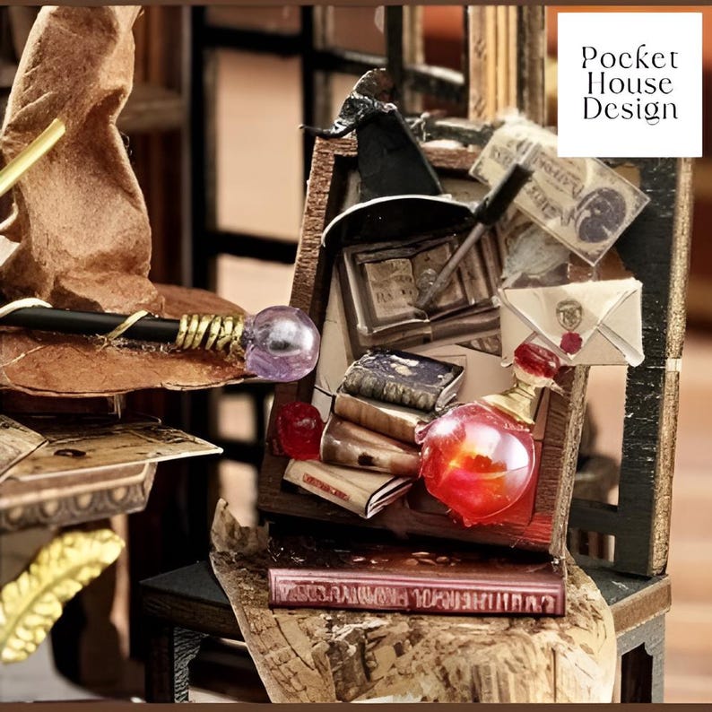 DIY Miniature Magic Little House Miniature DIY Mini House Mini Harry ...