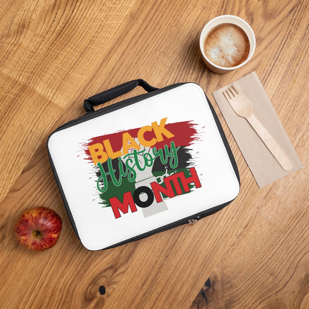 Lunch Bag, Black History Month Bag African American Heritage Insulated ...